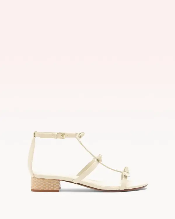 ALEXANDRE BIRMAN Slim Lolita Raffia 30 - Shell