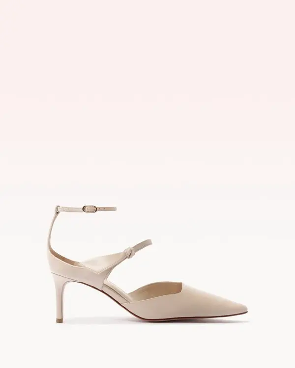 ALEXANDRE BIRMAN Clarita Asymmetric Sling Pump - Shell