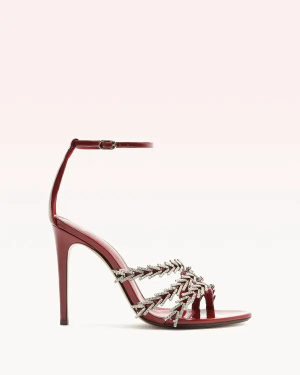 ALEXANDRE BIRMAN Delilah 100 Ruby Stiletto Heel - Ruby Wine