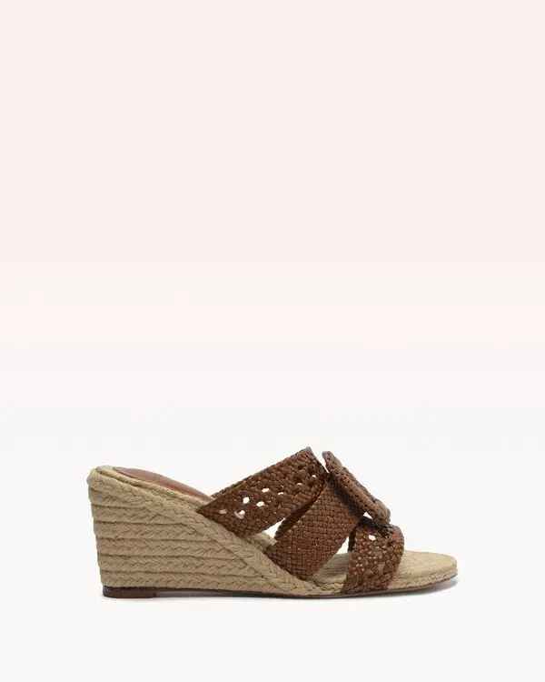 ALEXANDRE BIRMAN Lana 75 Demi Wedge - Espresso