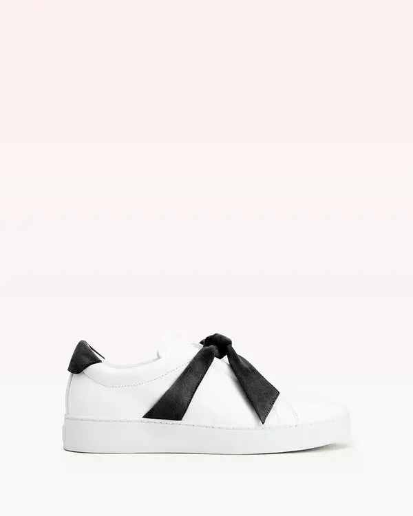 ALEXANDRE BIRMAN Clarita Suede Bow Sneakers