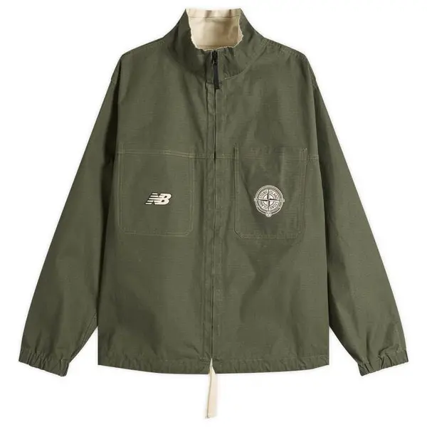 Stone Island X New Balance Reversible Overshirt - Juniper