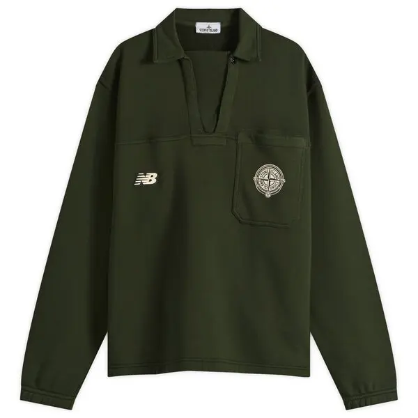 Stone Island X New Balance Polo - Juniper