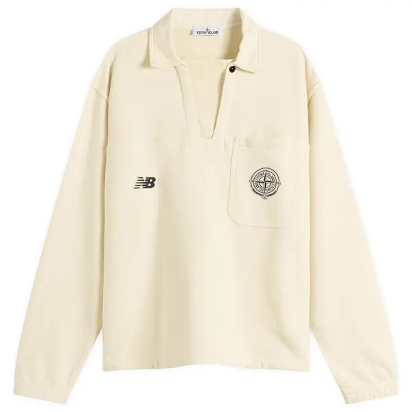 Stone Island X New Balance Polo - Ivory