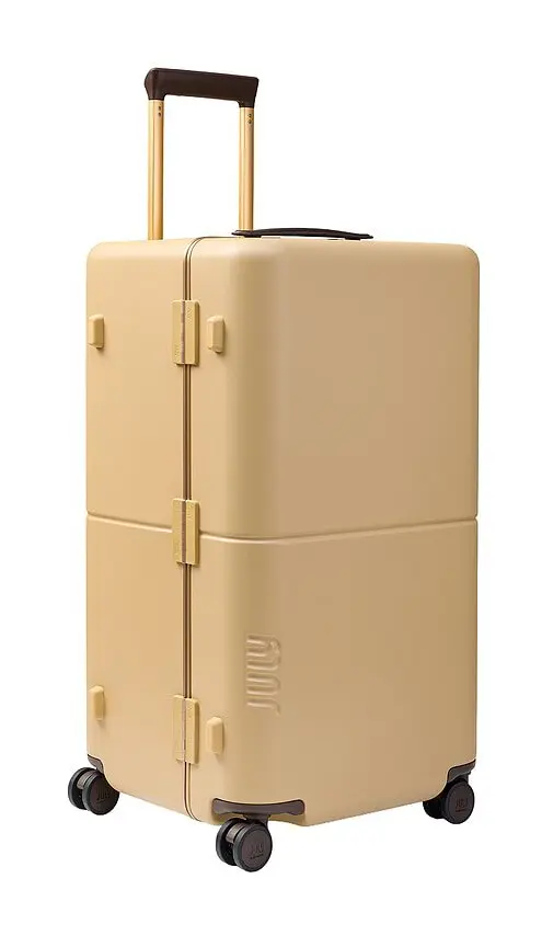 JULY Eden Checked Luggage - Beige
