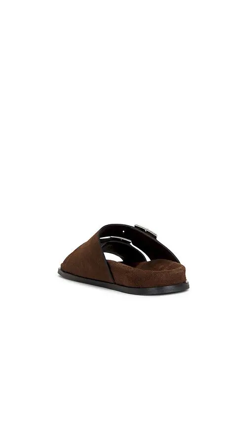 ALOHAS Alba Sandal With Buckle Detail - Brown