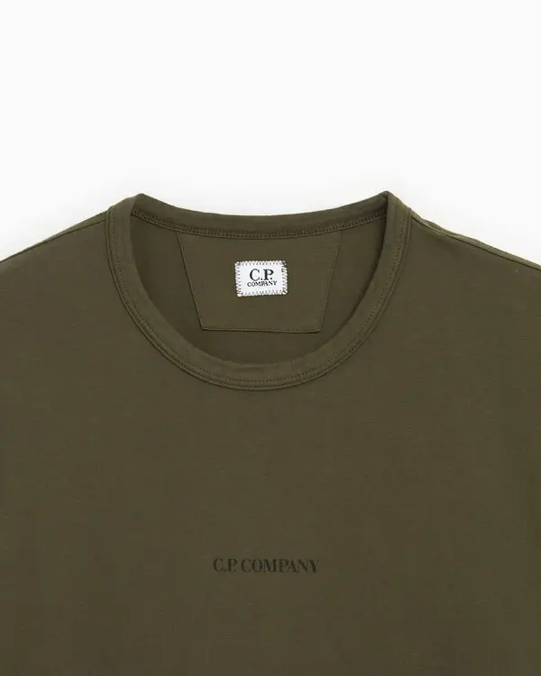 C.P. COMPANY Jersey Garment Dyed T-shirt - Brown