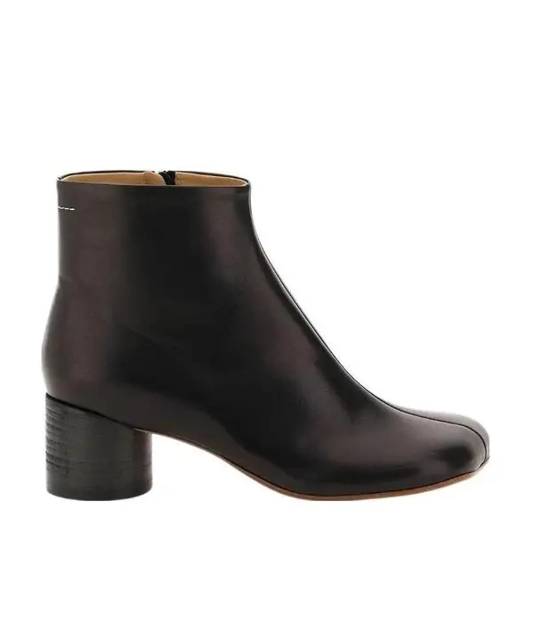 MAISON MARGIELA Square Toe Ankle Boots - Black