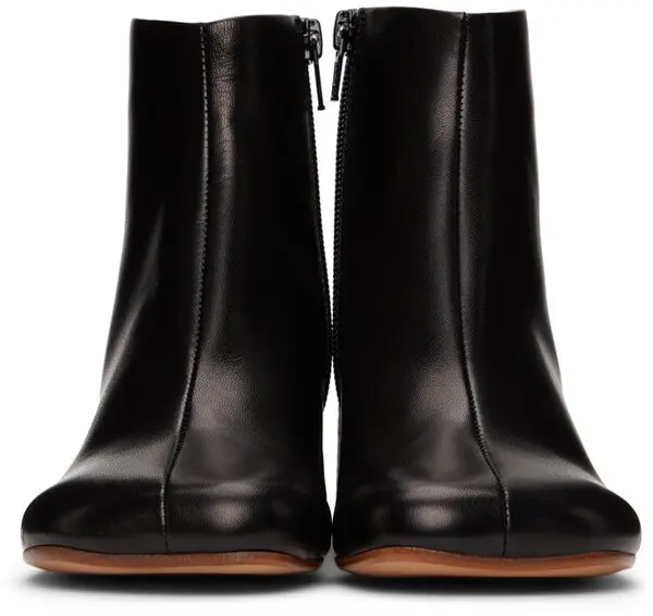 MAISON MARGIELA Square Toe Ankle Boots