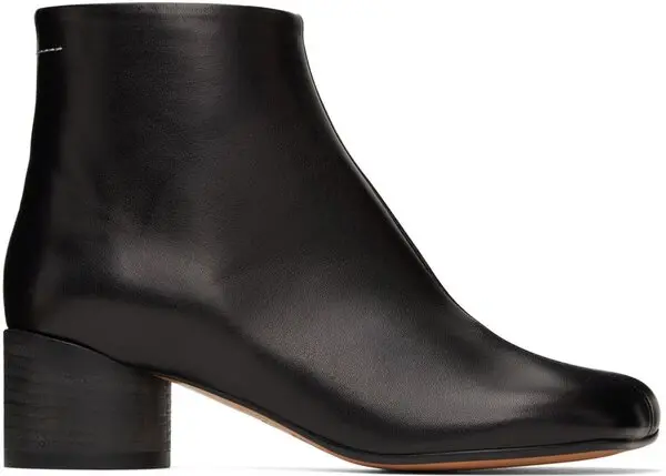 MAISON MARGIELA Square Toe Ankle Boots