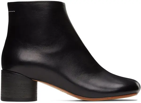 MAISON MARGIELA Square Toe Ankle Boots