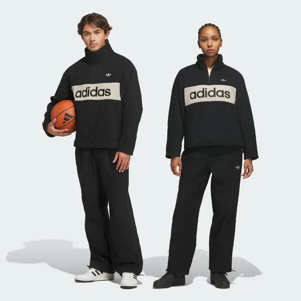 Adidas Originals Polar Fleece Trackpants - Black