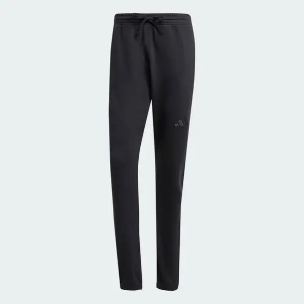Adidas All Szn French Terry Regular Tapered Pants - Black