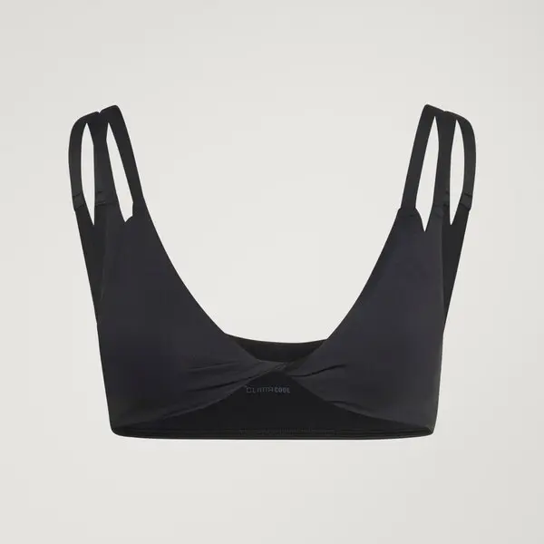 Adidas Optime Workout Twist Reversible Lite Support Bra - Black