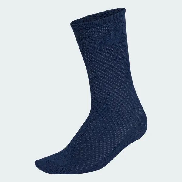 Adidas Crochet Crew Socks 2 Pairs Night Indigo - Night Indigo / Warm Vanilla