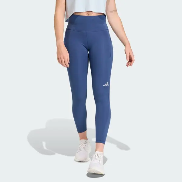 Adidas Adi365 Climacool Running 7/8 Leggings Blue - Tech Indigo