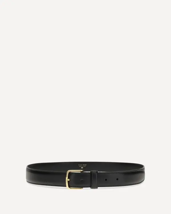 THE ROW Solid Color Leather Belt