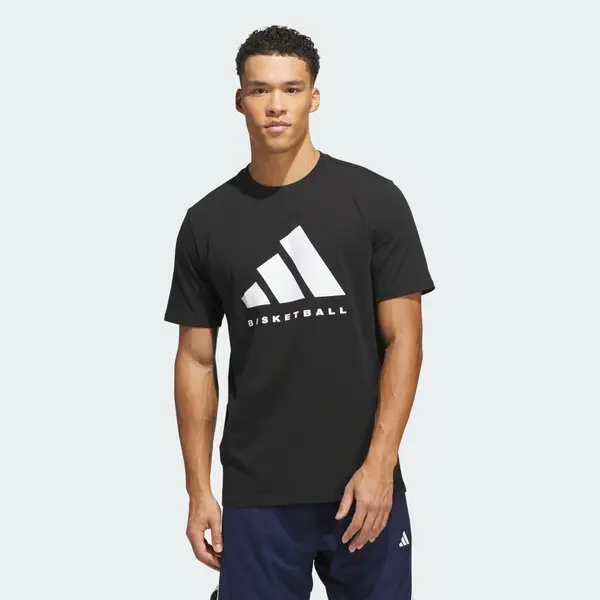 Adidas Basketball Graphic Tee - Black