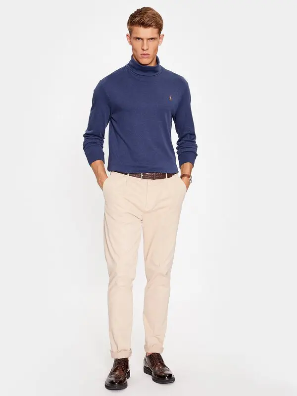Polo Ralph Lauren Logo Turtleneck Knitted Sweater