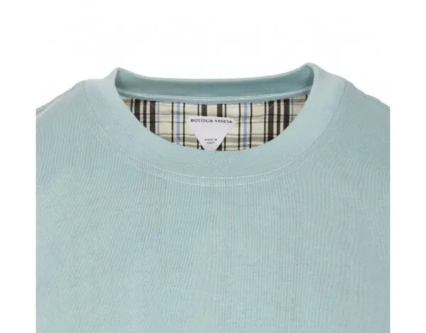 Bottega Veneta Double Layer Checked T-shirt