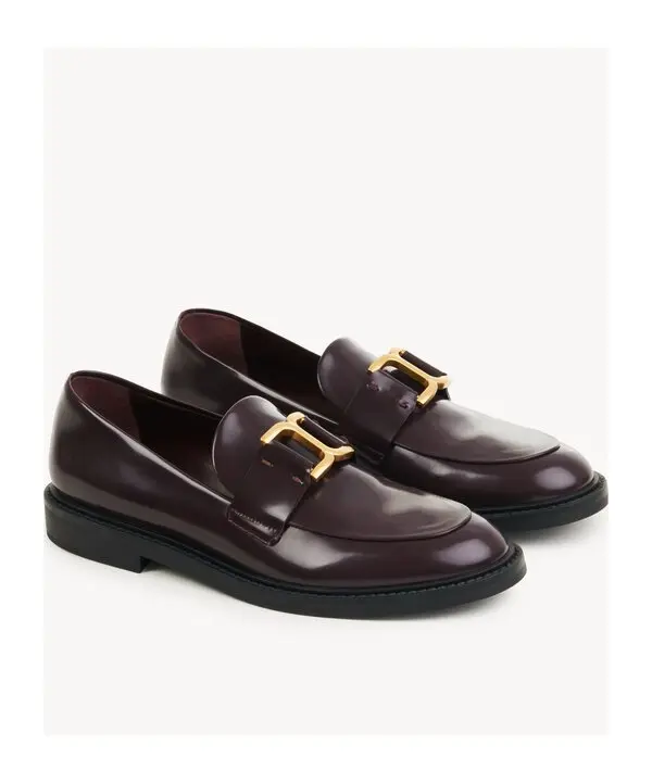 Chloé Marcie Slip-on Loafers With Logo Detail