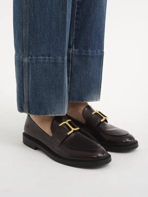 Chloé Marcie Slip-on Loafers With Logo Detail