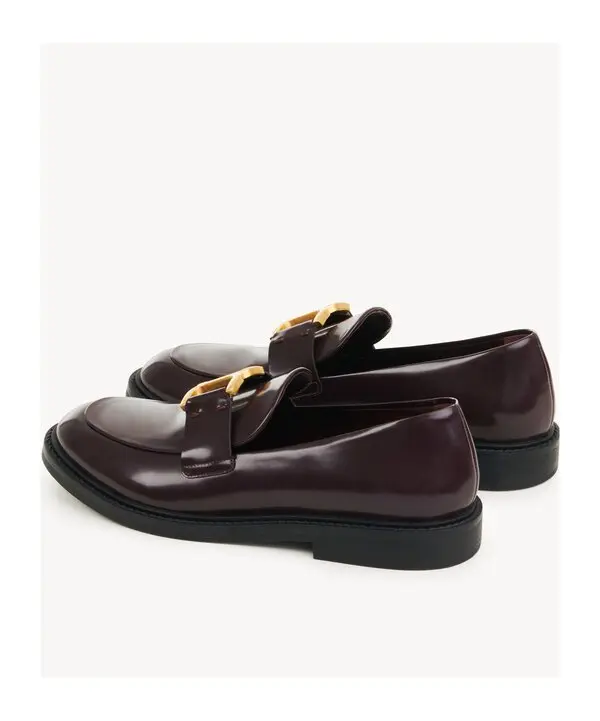 Chloé Marcie Slip-on Loafers With Logo Detail