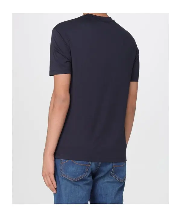 Emporio Armani Logo Embroidered Crewneck T-shirt