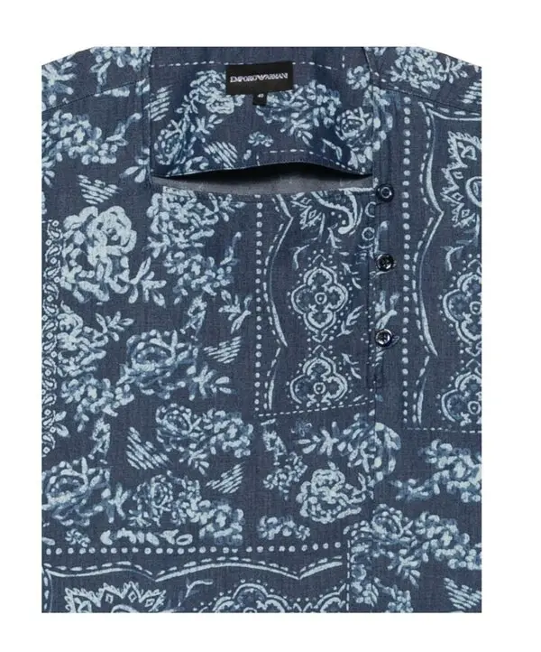 Emporio Armani Printed Blouse