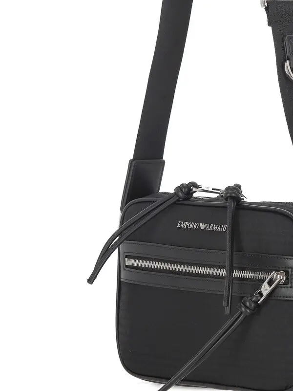 Emporio Armani Zip Detail Messenger Bag