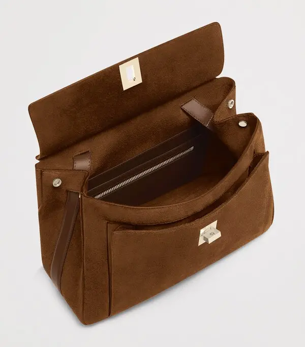 TOM FORD Medium Suede Besace Shoulder Bag