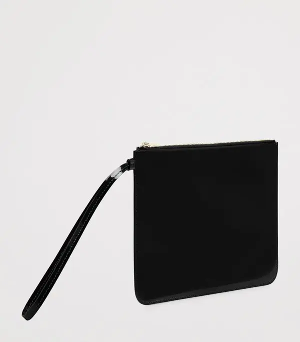 TOM FORD Patent Leather Pouch - Black