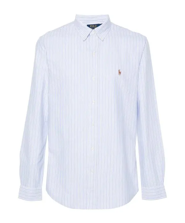 Polo Ralph Lauren Logo Embroidered Oxford Shirt - Multi
