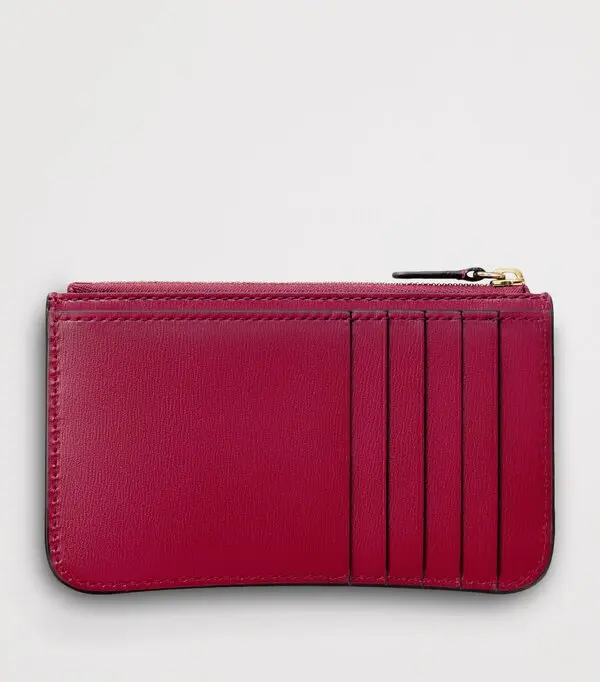 Cartier Leather Panthère De Zipped Card Holder