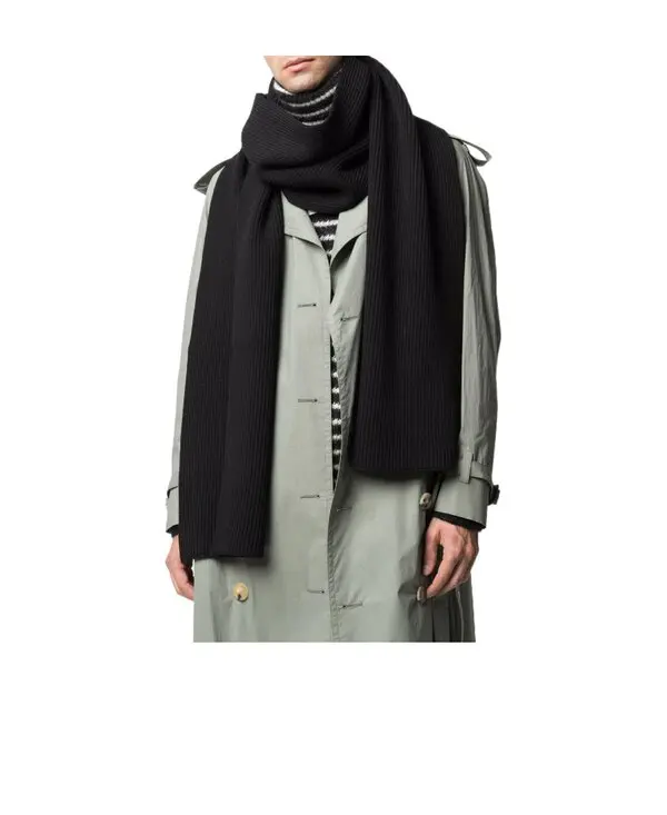MAISON MARGIELA Four-stitches Ribbed Scarf