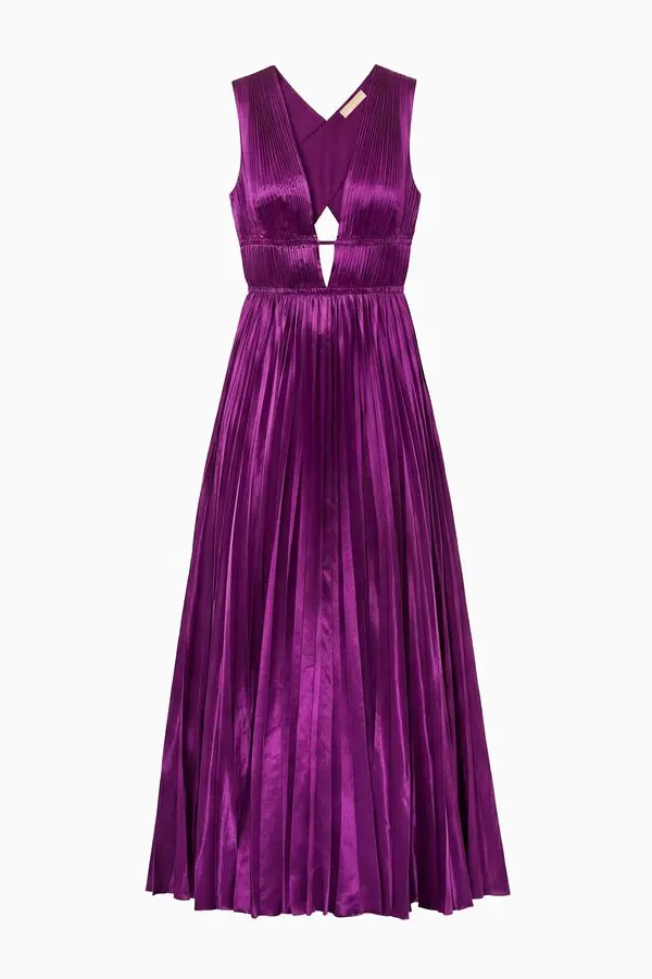 Ulla Johnson Lena Satin Gown - Amaranth