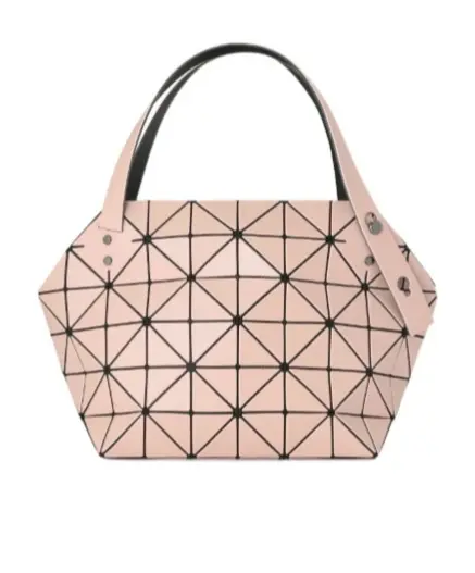 Issey Miyake Boston Geometric Panelled Tote Bag - Beige