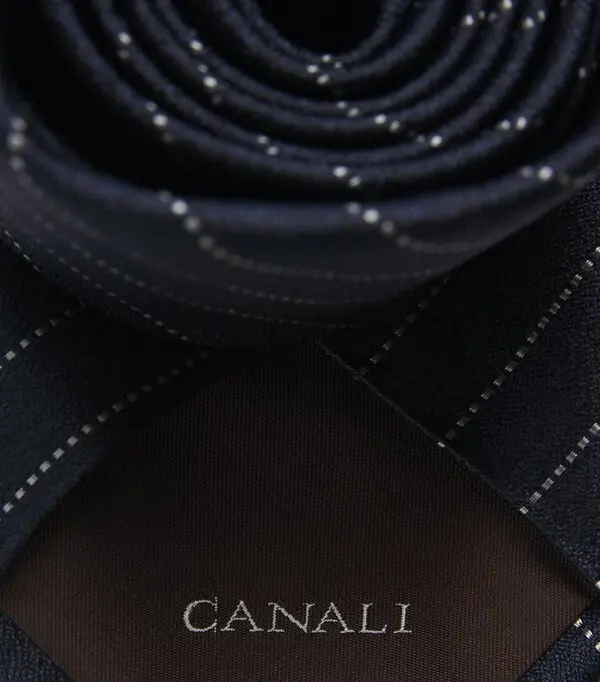 Canali Silk Stripe Neck Tie