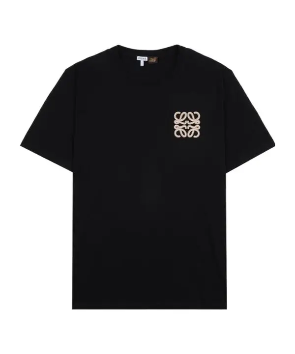 Loewe X Paula's Ibiza Anagram-embroidered T-shirt - Black