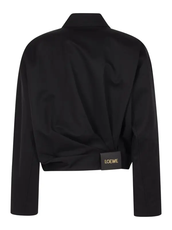 Loewe Draped Jacket With Pleated Details