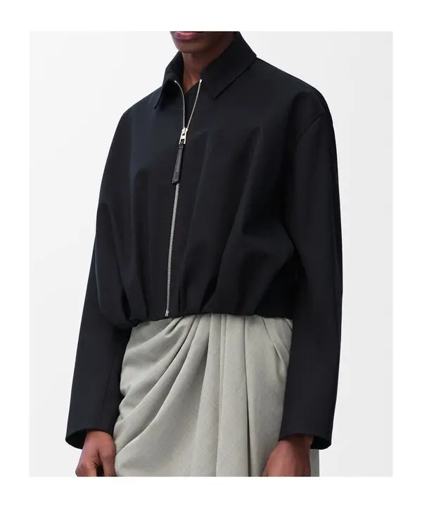 Loewe Draped Jacket With Pleated Details