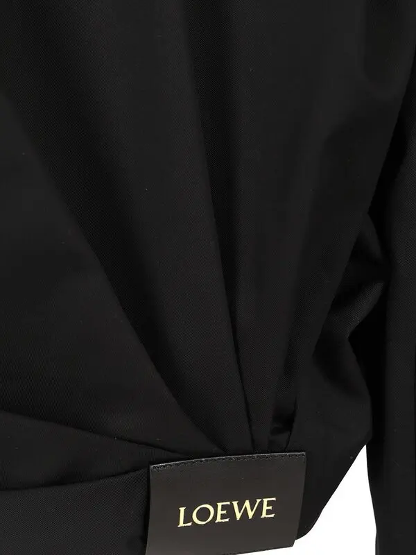 Loewe Draped Jacket With Pleated Details