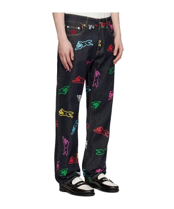 ICECREAM Printed Denim Pants