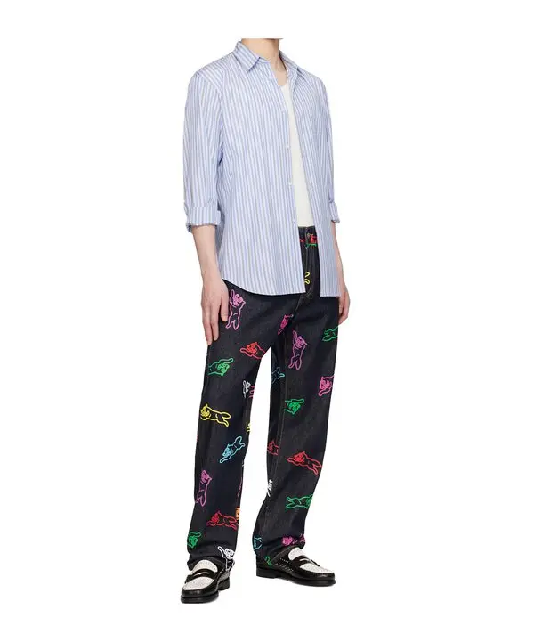ICECREAM Printed Denim Pants