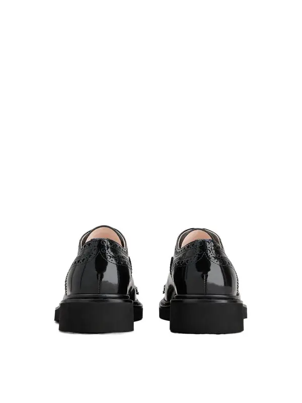ROGER VIVIER Viv" Rangers Lace-up Leather Shoes