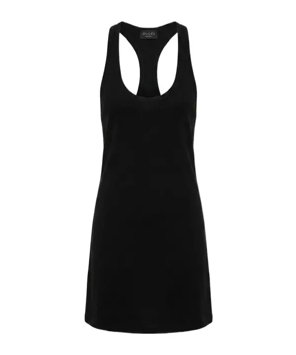Gucci Crêpe Jersey Dress - Black