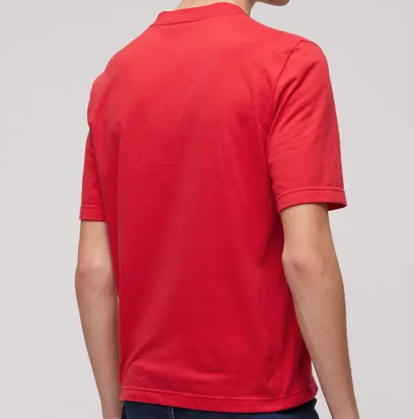 Gucci Cotton Jersey T-shirt With Devoré Detail - Red