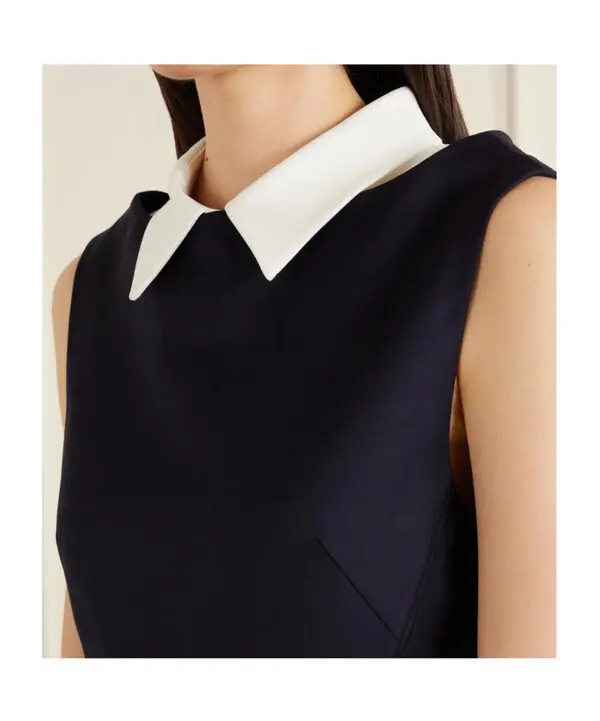 SHUSHU/TONG Sleeveless Shirt Collar Dress