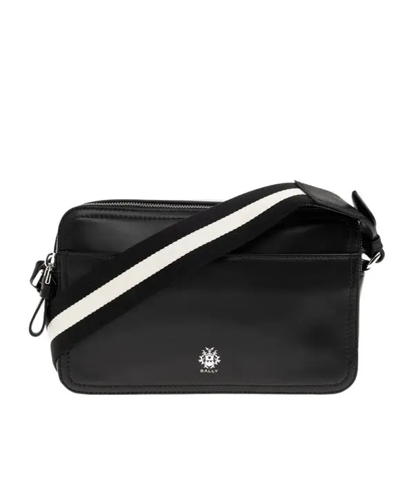 Bally Ray Zip Shoulder Bag - Black