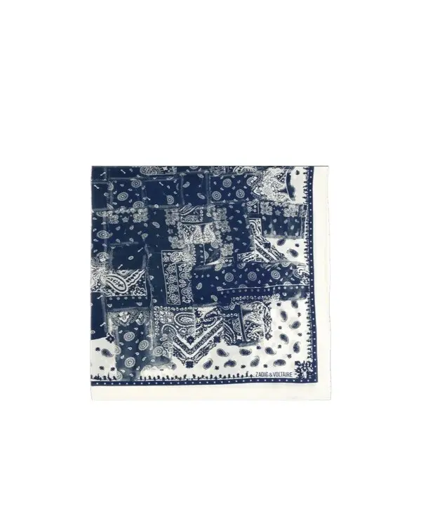 Zadig&Voltaire Blondie Patchwork-effect Scarf
